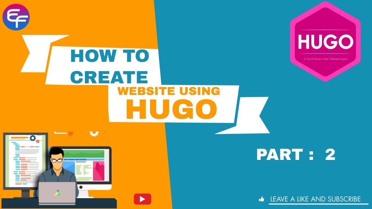 How to create a website using Hugo part 2 - YouTube