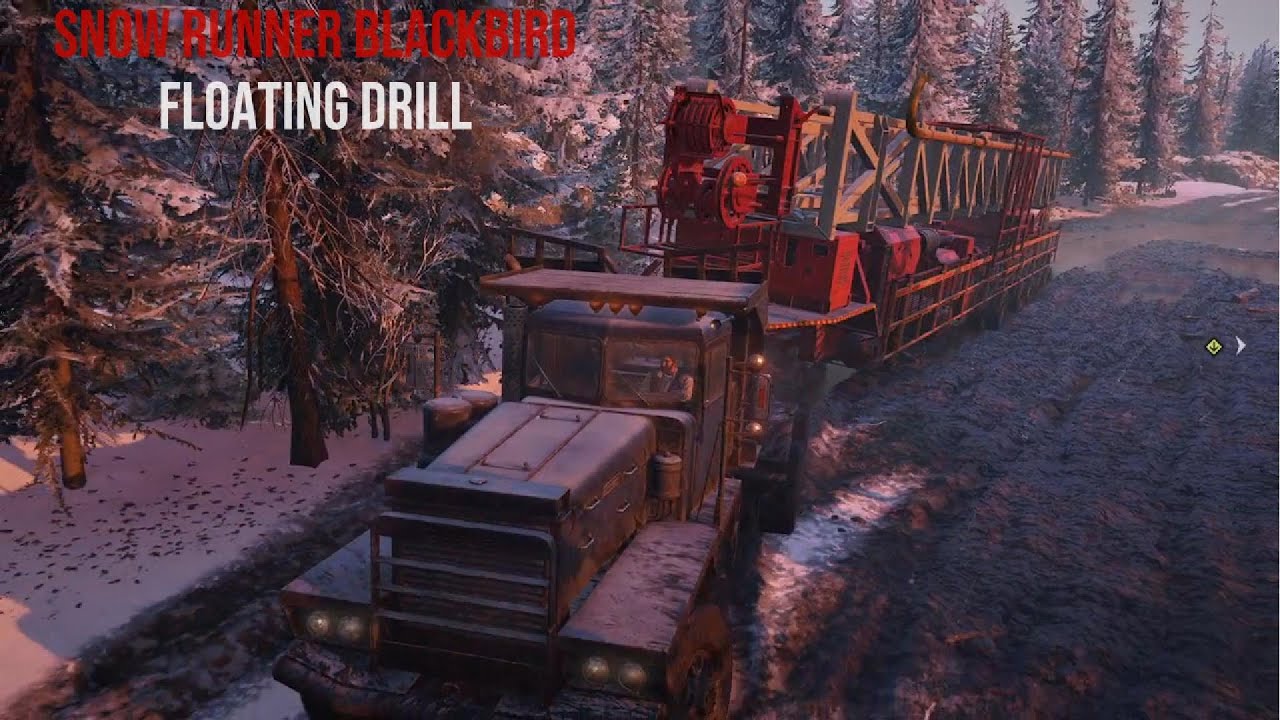 Snow Runner BlackBird Floating Drill - YouTube