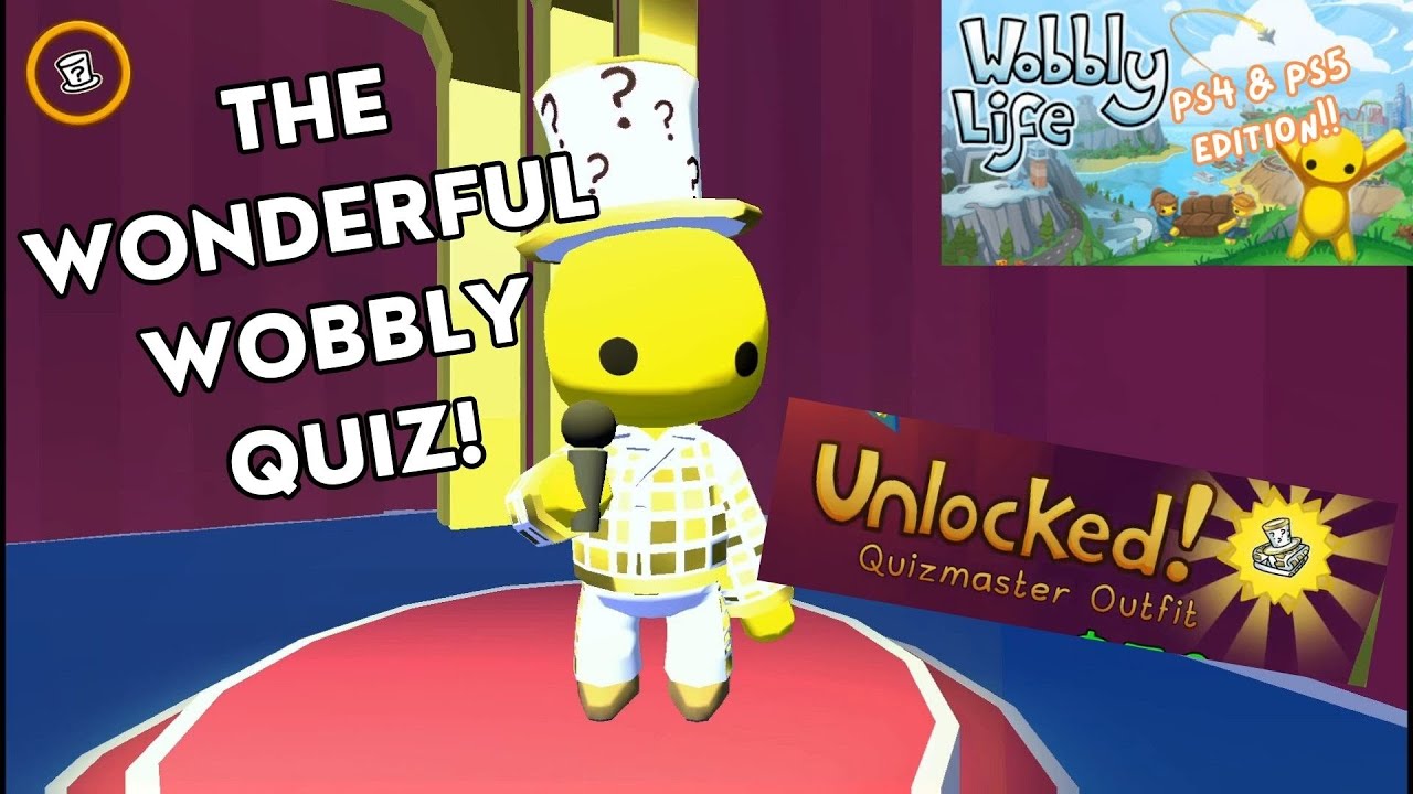 UNLOCKING QUIZMASTER OUTFIT! A CLEVER WOBBLY! - WOBBLY LIFE FOR ...