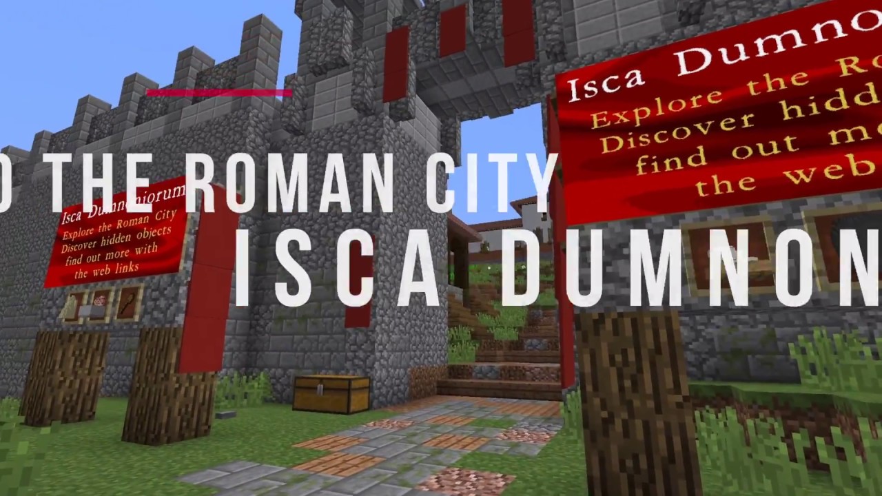 Explore the Roman City of Exeter in Minecraft - YouTube