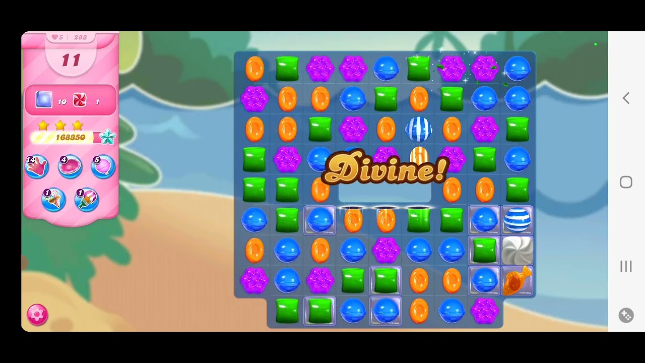 CandyCrushSaga Level 283 - YouTube
