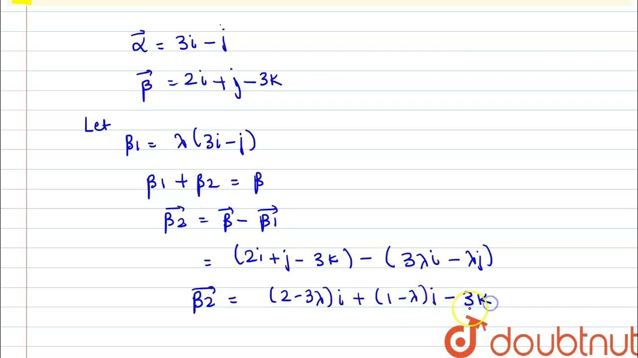 If with reference to a right handed system of\r\nmutually perpendicular unit vectors hat i ,\\h ...