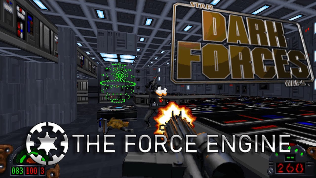 Star Wars: Dark Forces - The Force Engine reverse engineer port: HD and modern controls - YouTube