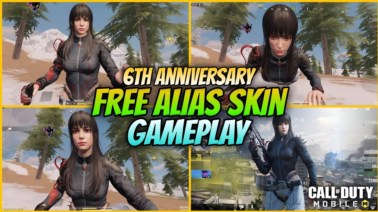 Season 11 6th Anniversary Free Alias Skin Gameplay Leaks | 6th ...