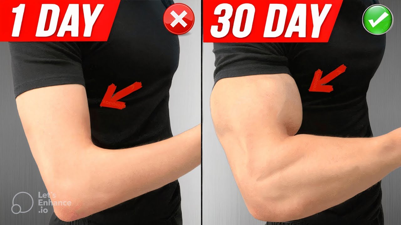 Get a bigger arms in 30 days ! | These exercises make amazing arms ...