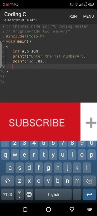 Add Two Numbers In Cviral Programming Shortsclanguage Foryou Youtube