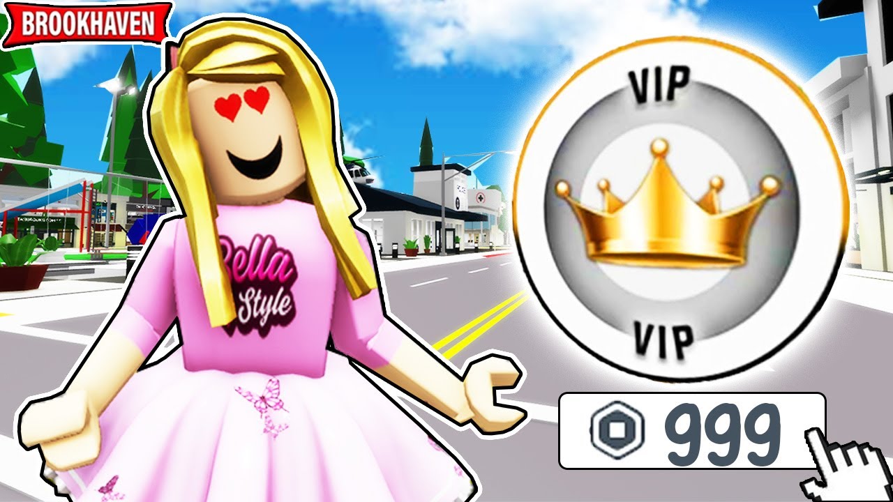 WYDAŁAM 1000 ROBUXÓW Na Nowy VIP GAME PASS w Brookhaven 😀| Vito i Bella ...