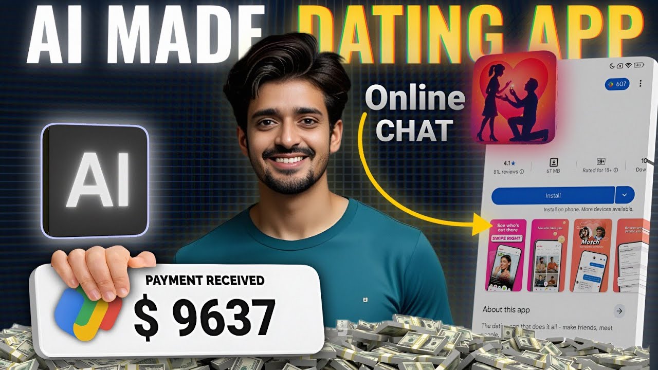Ai Made 🔥 Online Dating Chat App in minutes 🤯 Without Coding | AI Tools ...