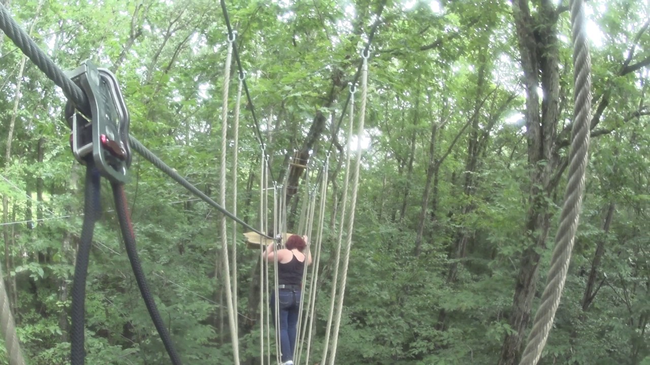 Go Ape Springfield VA end of 5 - YouTube