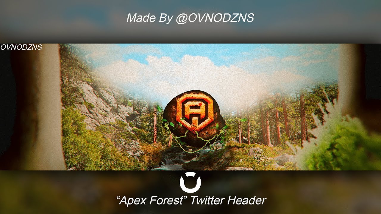 "Apex Forest" Header Speedart // Twitter Header Made By OVNODZNS - YouTube