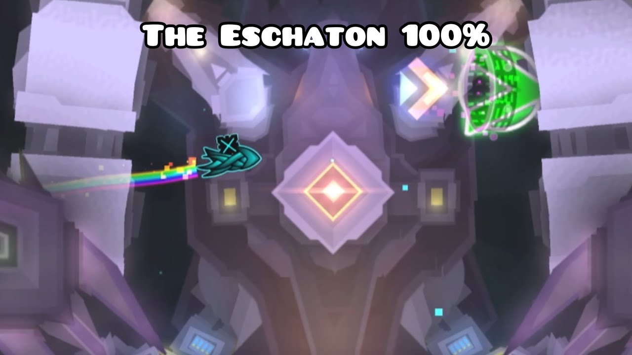 The Eschaton 100% (Hard demon) Level by Xender Game | Geometry Dash - YouTube