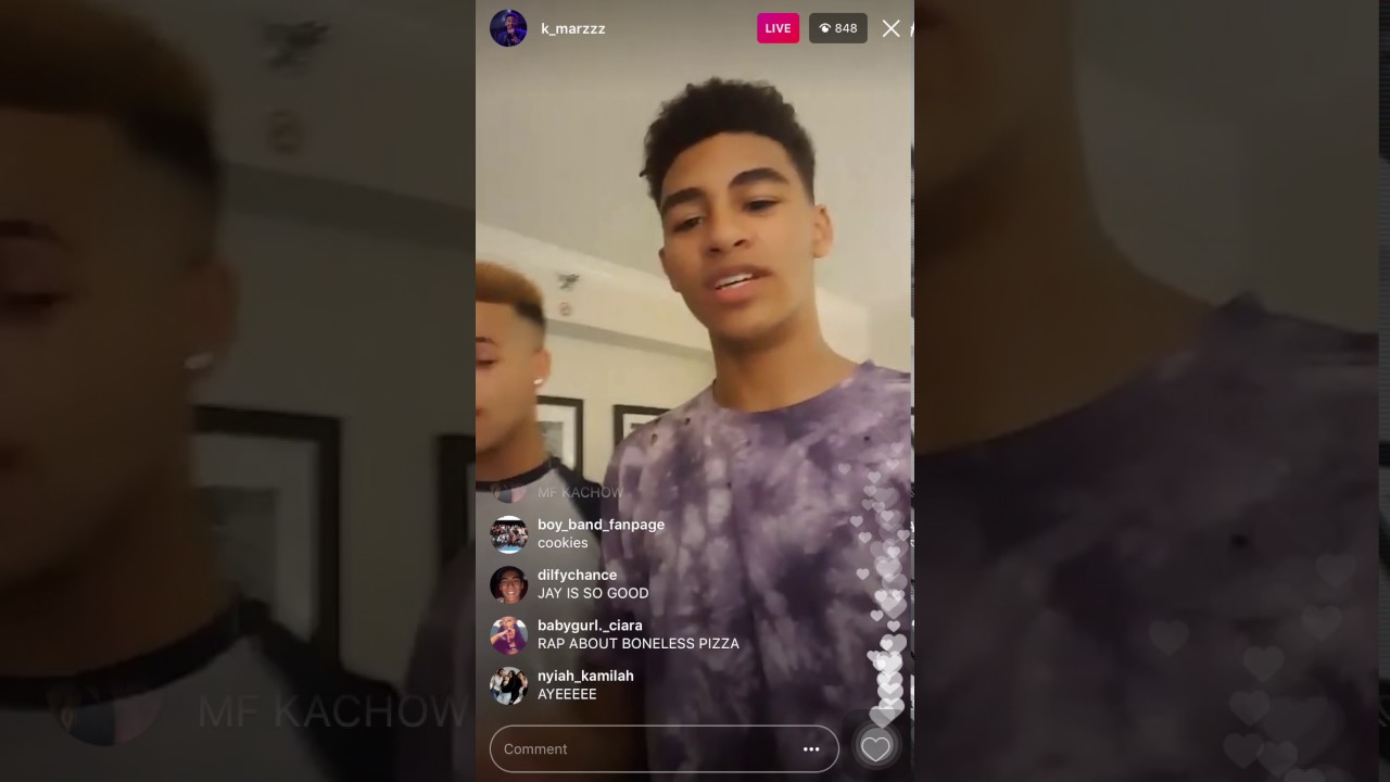 Marcus Pendleton Instagram Live (07.21.17) ABC Boy Band - YouTube