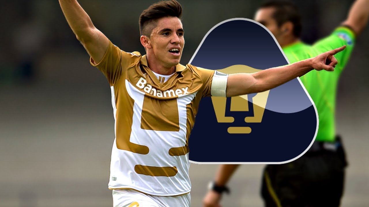 Los 12 Goles de Efraín Velarde con Pumas - YouTube