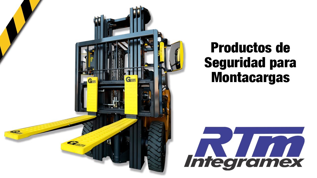 Productos de Seguridad para Montacargas RTM Integramex - YouTube