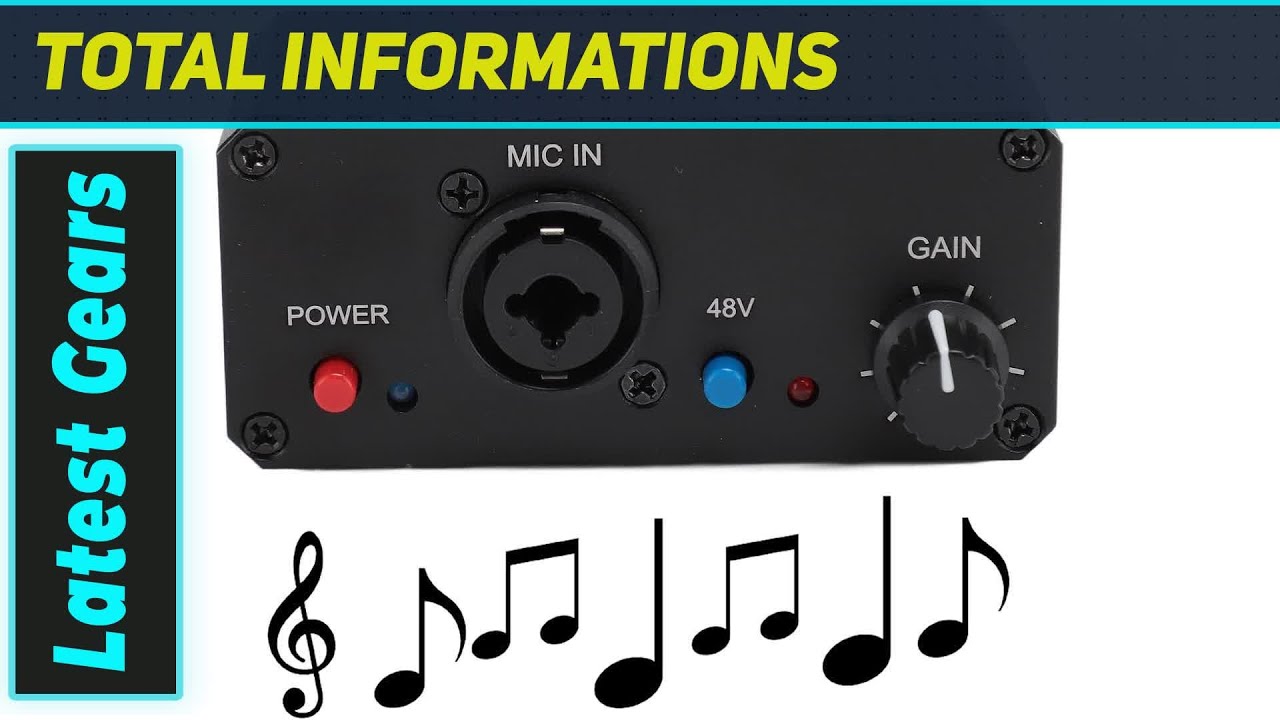 The Ultimate Microphone Preamp: High Gain Rechargeable Mic Booster for ...