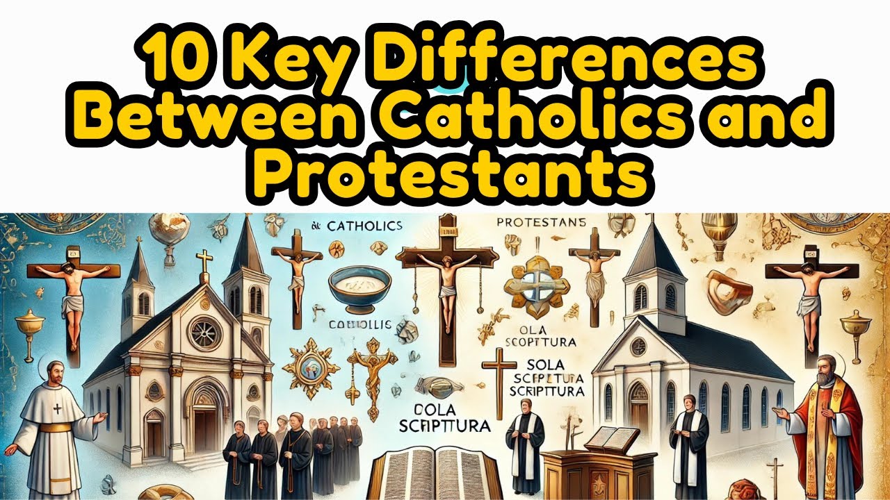 10 Key Differences Between Catholics and Protestants - YouTube