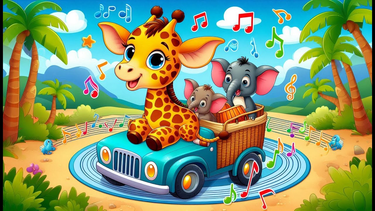 Safari Animal Sounds Song R2E0202 | Nursery Kids Rhymes | Jumpy Bumps - YouTube
