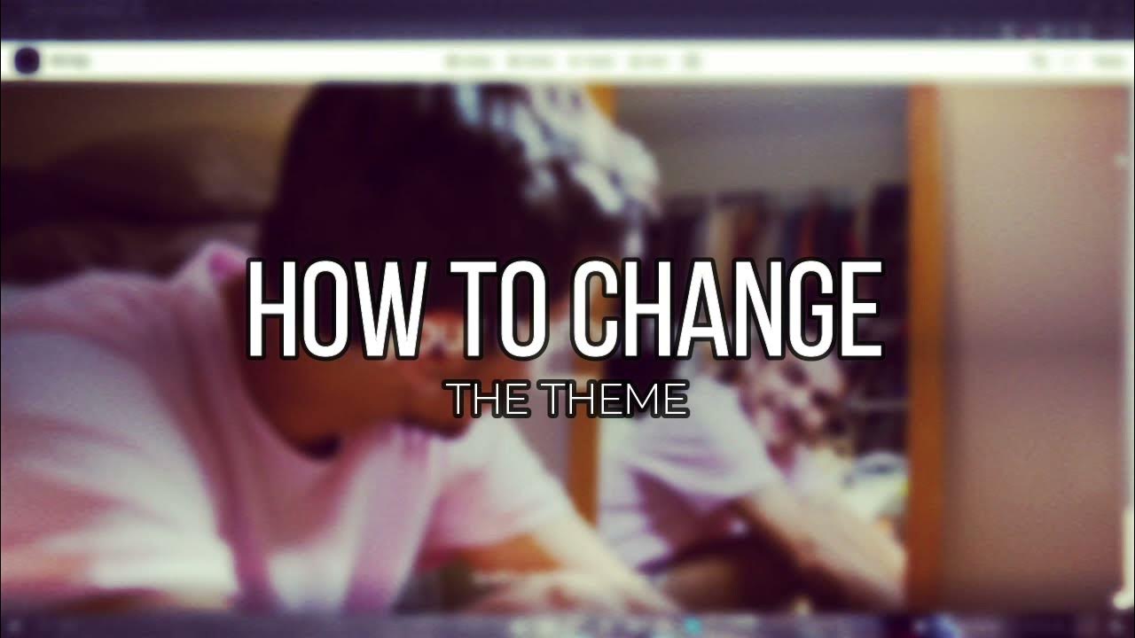 How to change the theme in Adobe Express Web page - YouTube