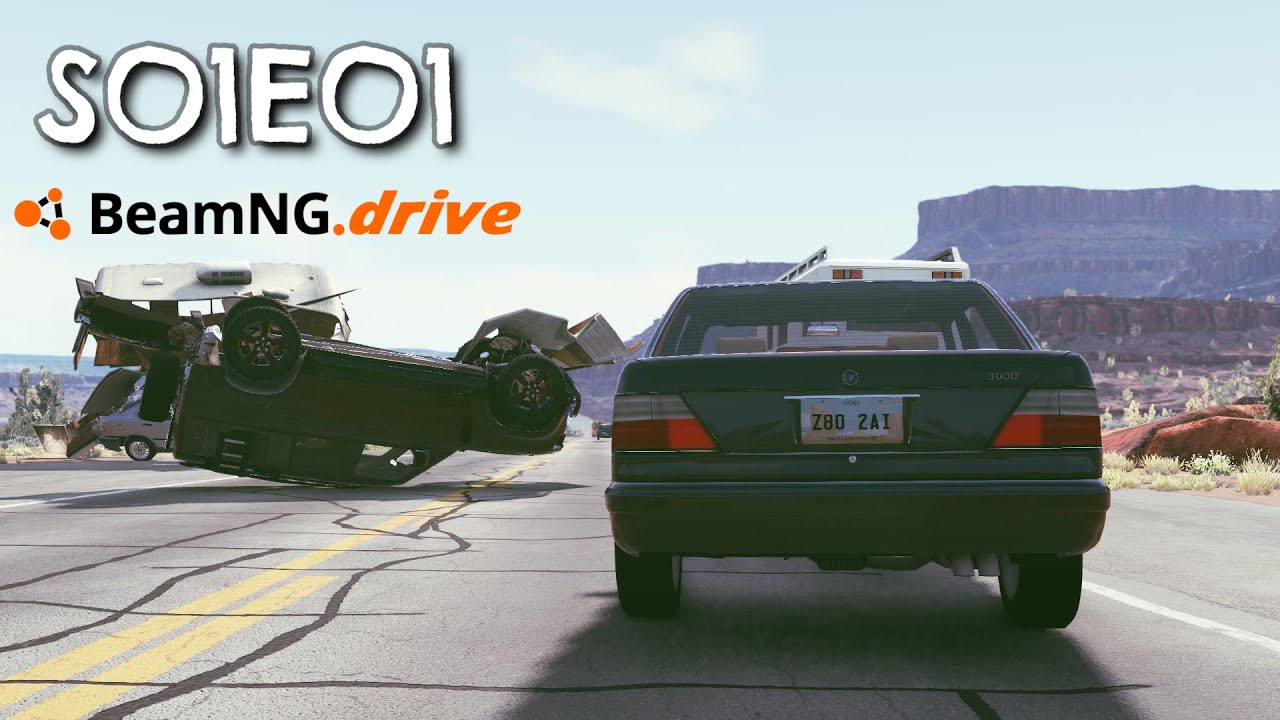 Beamng Drive Movie - Motorcade Heist ( + Sound Effects ) SO1EO1 - YouTube
