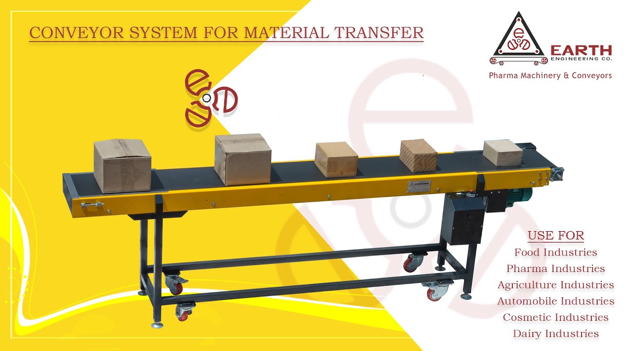 Conveyor System for Material Transfer | Earth Engineering | Customized ...