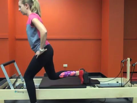 Pilates: Reformer - Standing Leg Press - YouTube