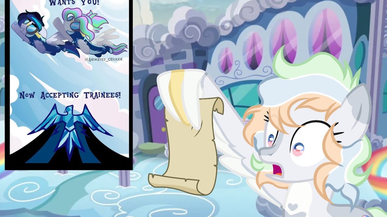 Speedpaint of Cloudie getting her poster (mlp oc) - YouTube