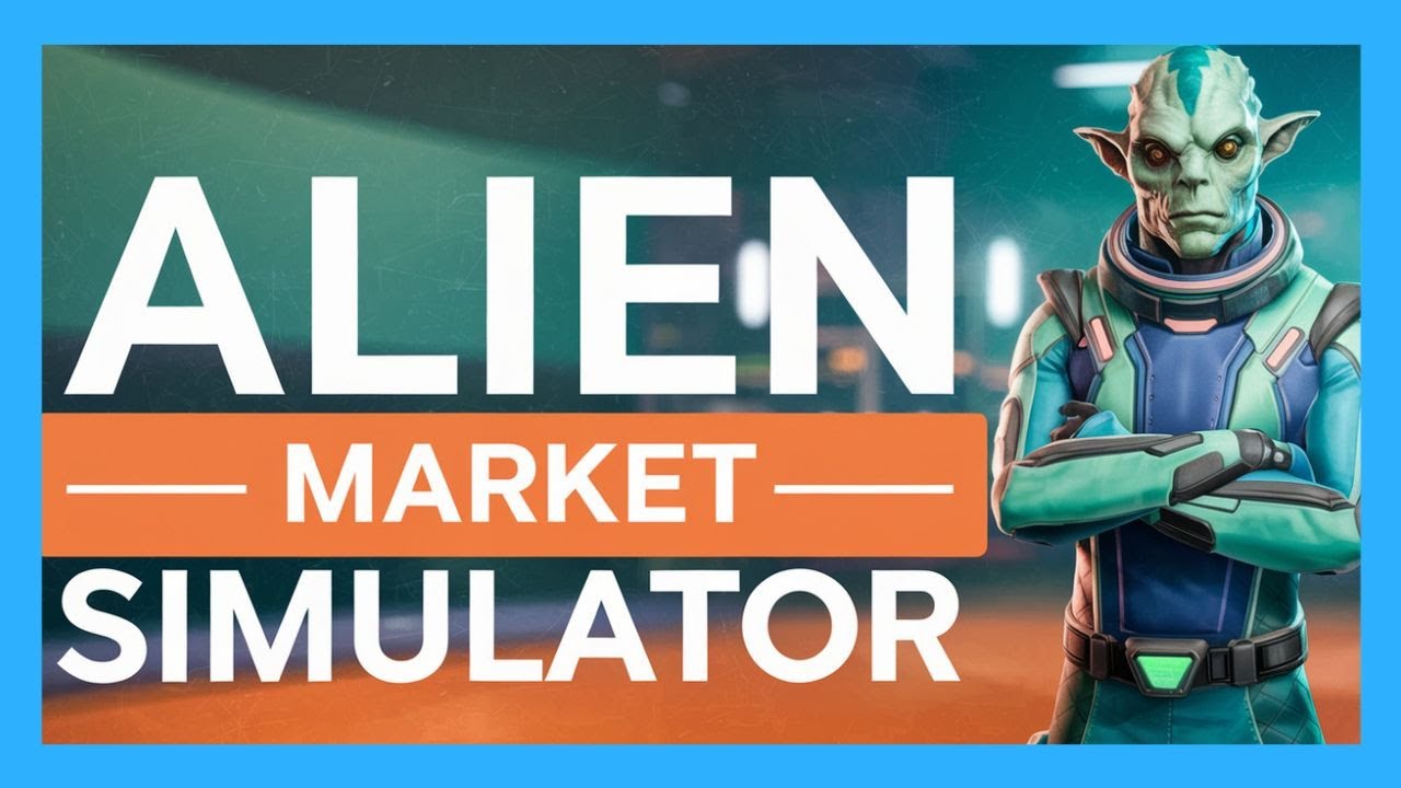 I Built a Thriving Alien Market in SPACE! | Alien Market Simulator Gameplay - YouTube