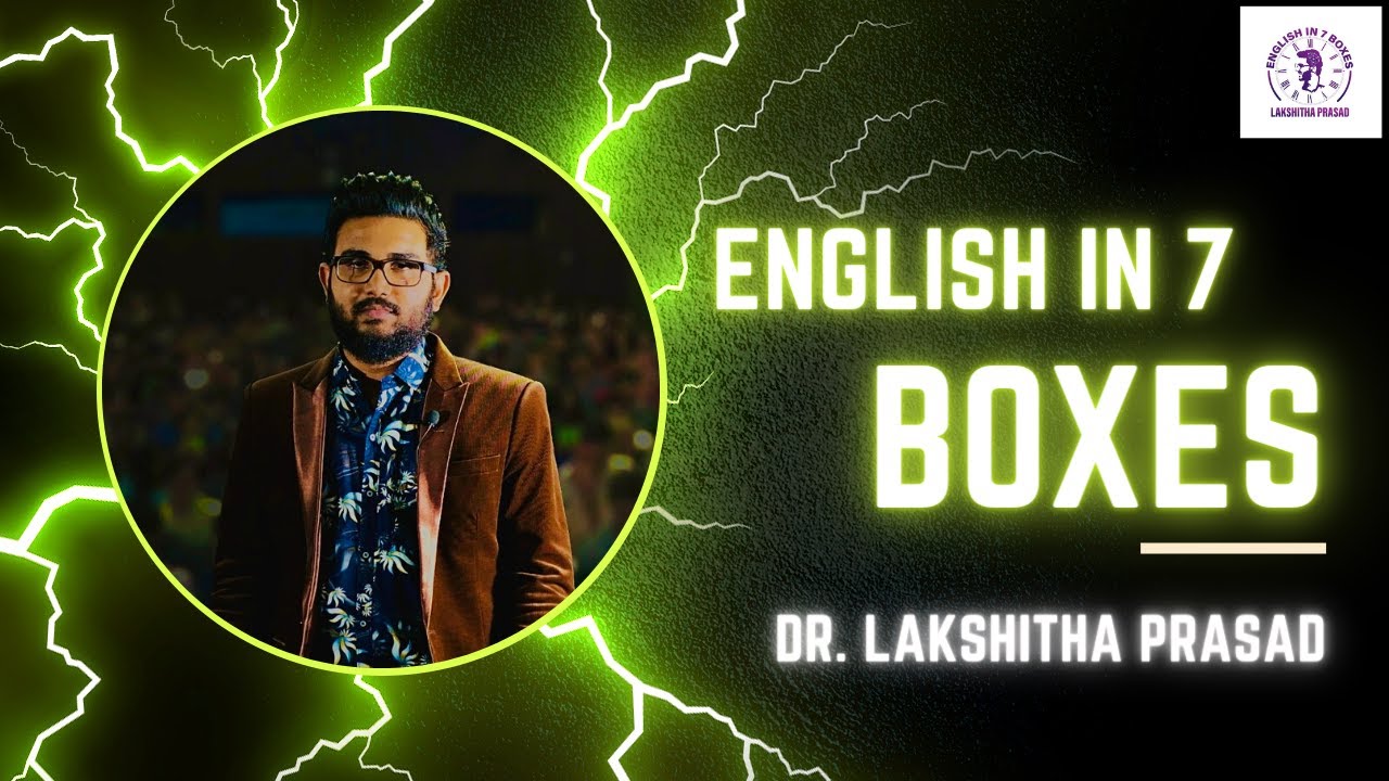 English in 7 boxes | Dr. Lakshitha Prasad - YouTube