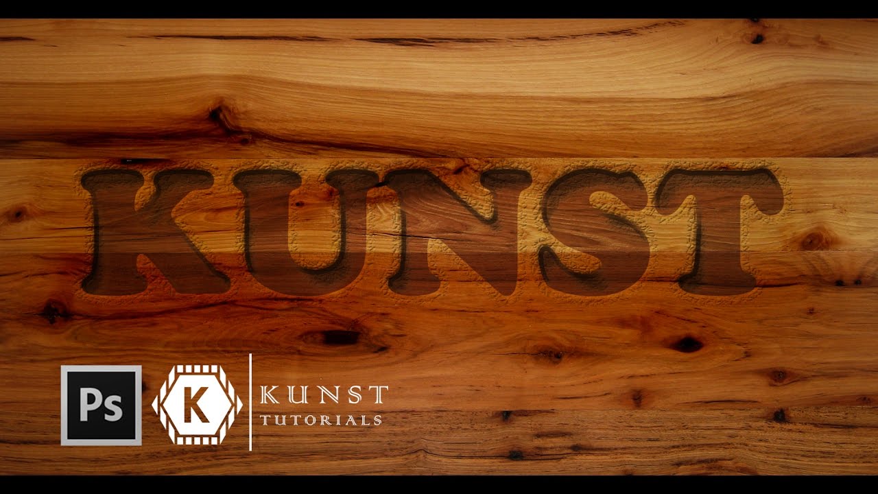 How To Carve Wood In Adobe Photoshop Photoshop Tutorial Youtube