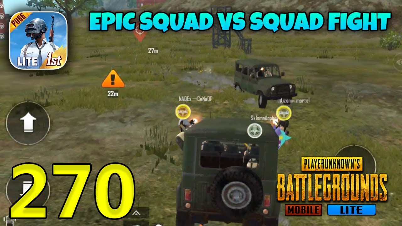 Epic Squad VS Squad Fight | PUBG Mobile Lite - YouTube