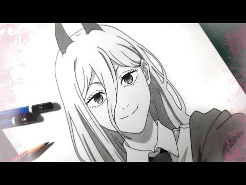 How to draw Power | Chainsaw Man | Step by step Tutorial - YouTube