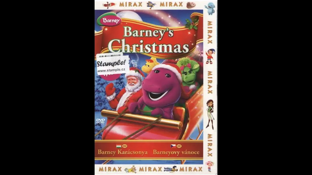 Barney's Night Before Christmas (Czech) (Barneyovy Vánoce) - YouTube