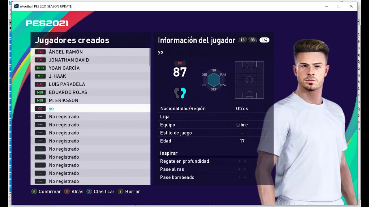 Como ponerle rostros, caras, face a Jugadores con y sin ID, PES 21 ...