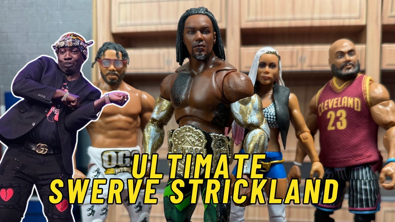 Custom Ultimate Edition Swerve Strickland AEW Revolution 2024 Figure ...