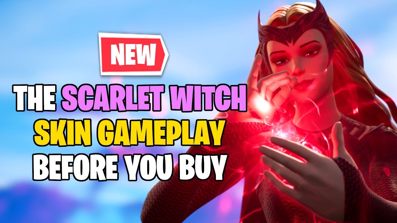 Scarlet Witch skin gameplay - Fortnite Before You Buy - YouTube