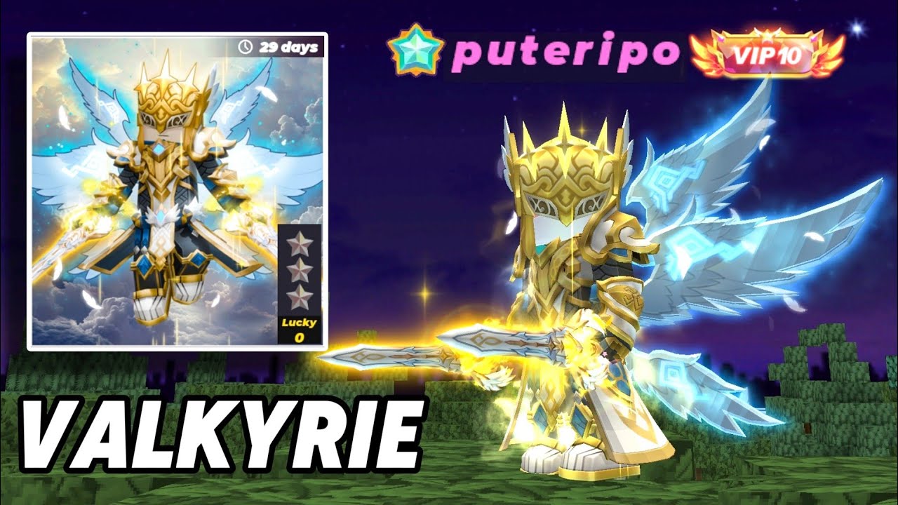 Review "VALKYRIE Armor & DUAL BLADE! Skyblock - YouTube