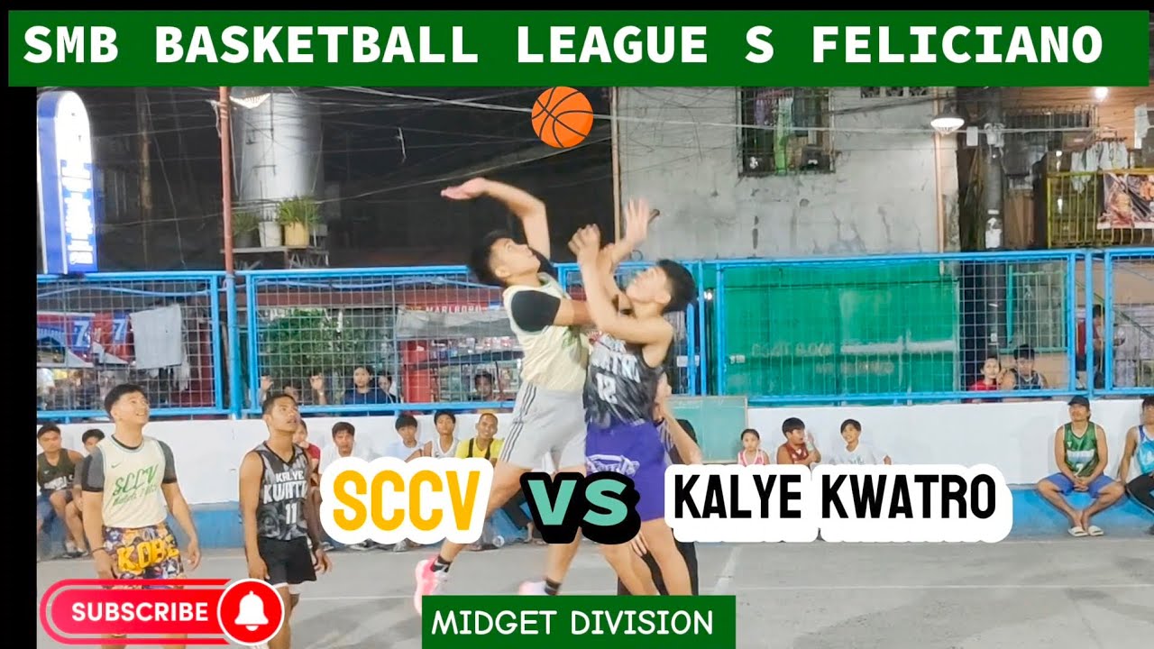 SCCV vs KALYE KWATRO | Midget Division | Smb basketball league s ...