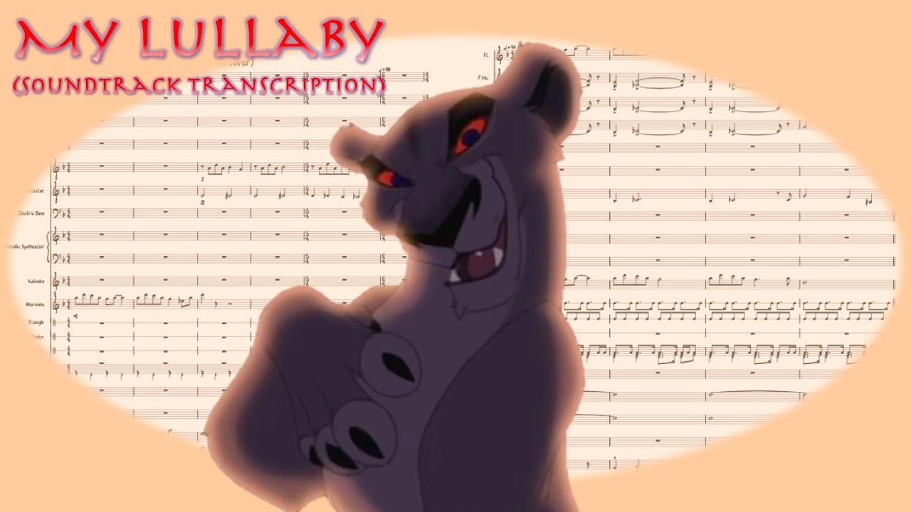 "My Lullaby" Soundtrack Transcription (from The Lion King 2: Simba's ...