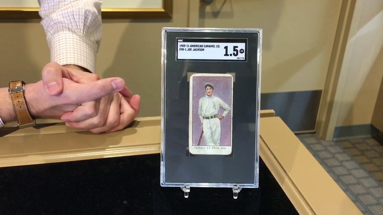 Shoeless Joe Jackson Rookie Card, E90-1 American Caramel. Episode 32 ...