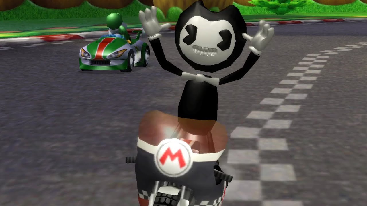 Bendy in Mario Kart Wii - YouTube