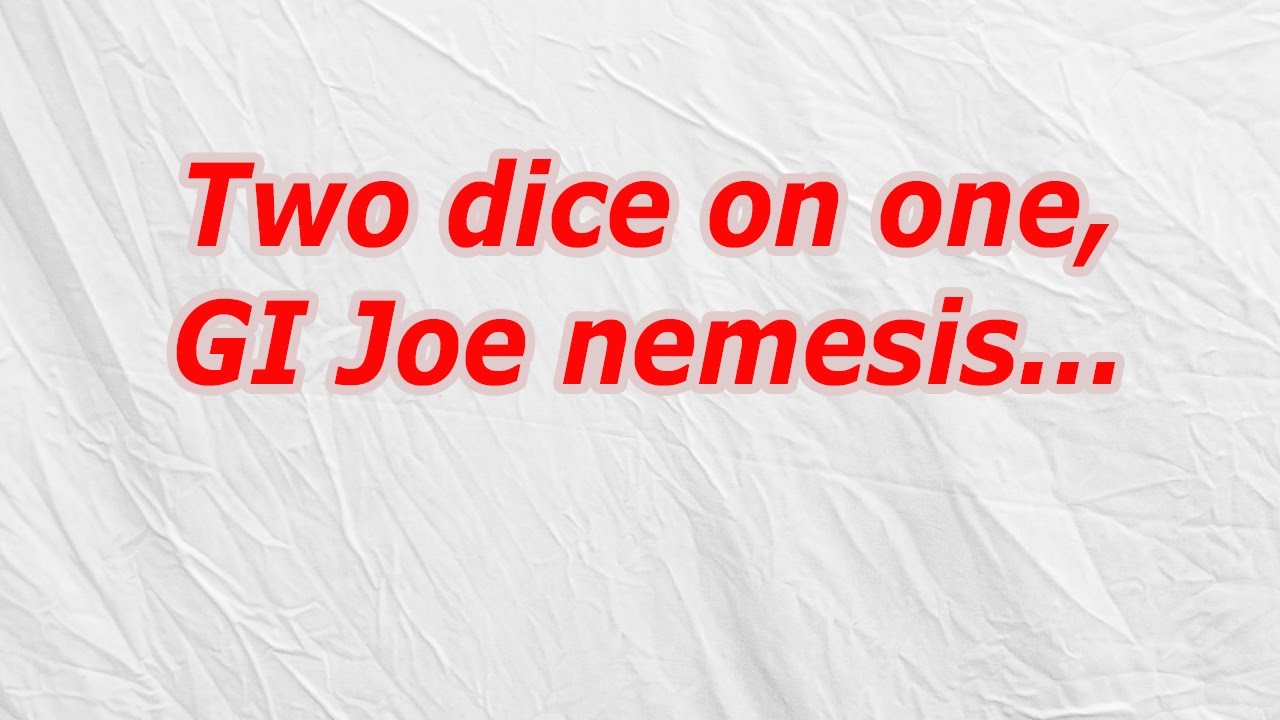 Two Dice On One GI Joe Nemesis CodyCross Crossword Answer YouTube Two Dice On One GI Joe Nemesis CodyCross Crossword Answer YouTube