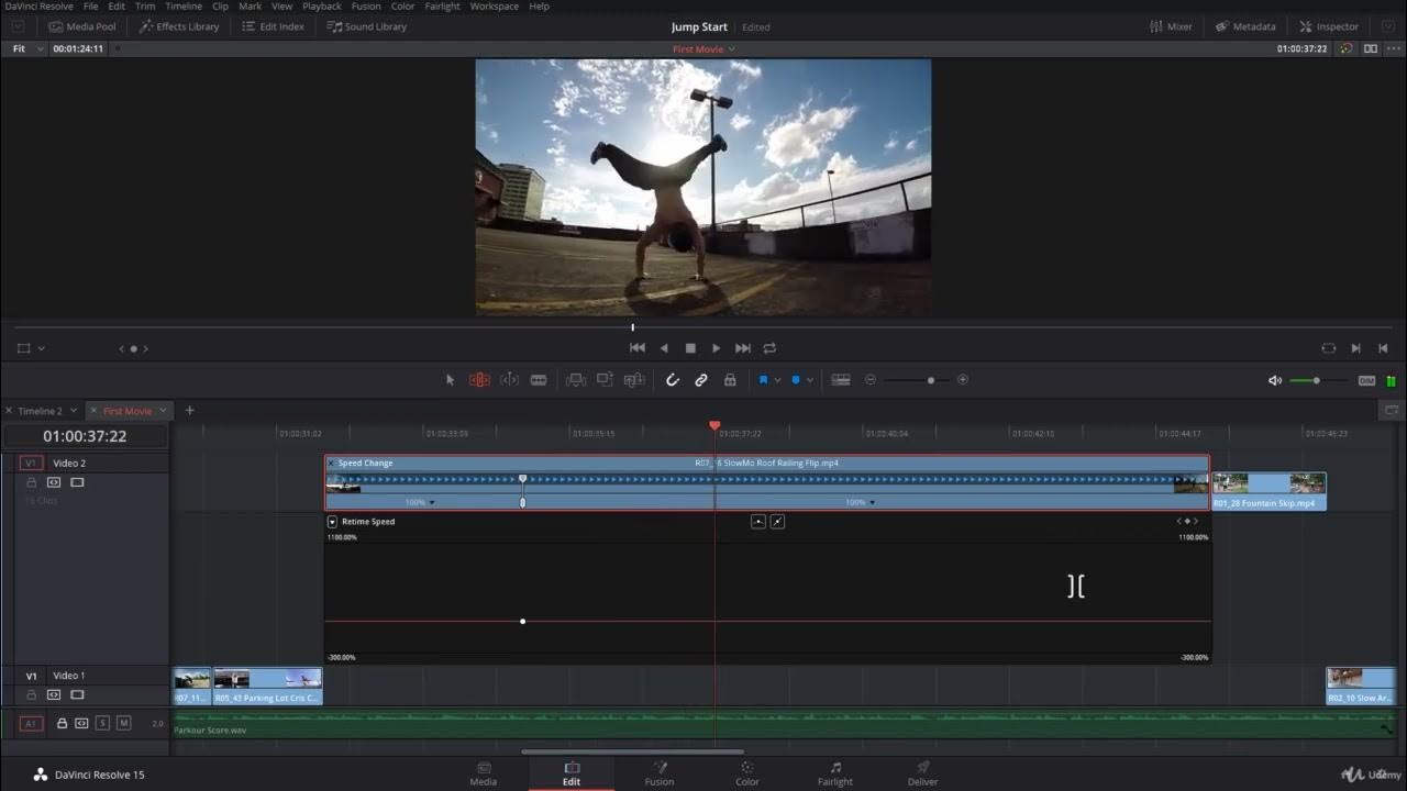Davinci Resolve Tutorial 81 Retime Speed Using Retime Curve - YouTube