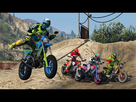 🏍️ Unleash the Ultimate GTA 5 Dirt Bike Race! Epic Stunts & Insane ...