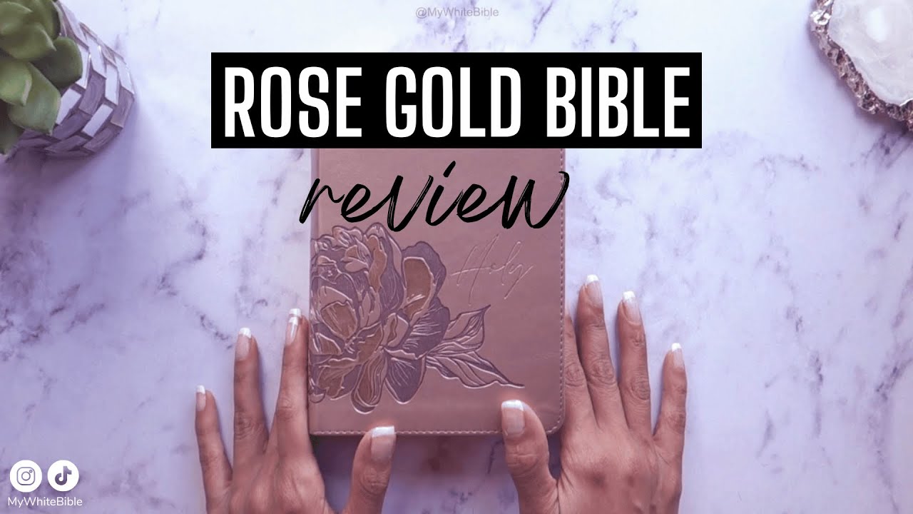 Rose Gold Bible Review | Tyndale NLT | What I Will Be Using This Bible ...