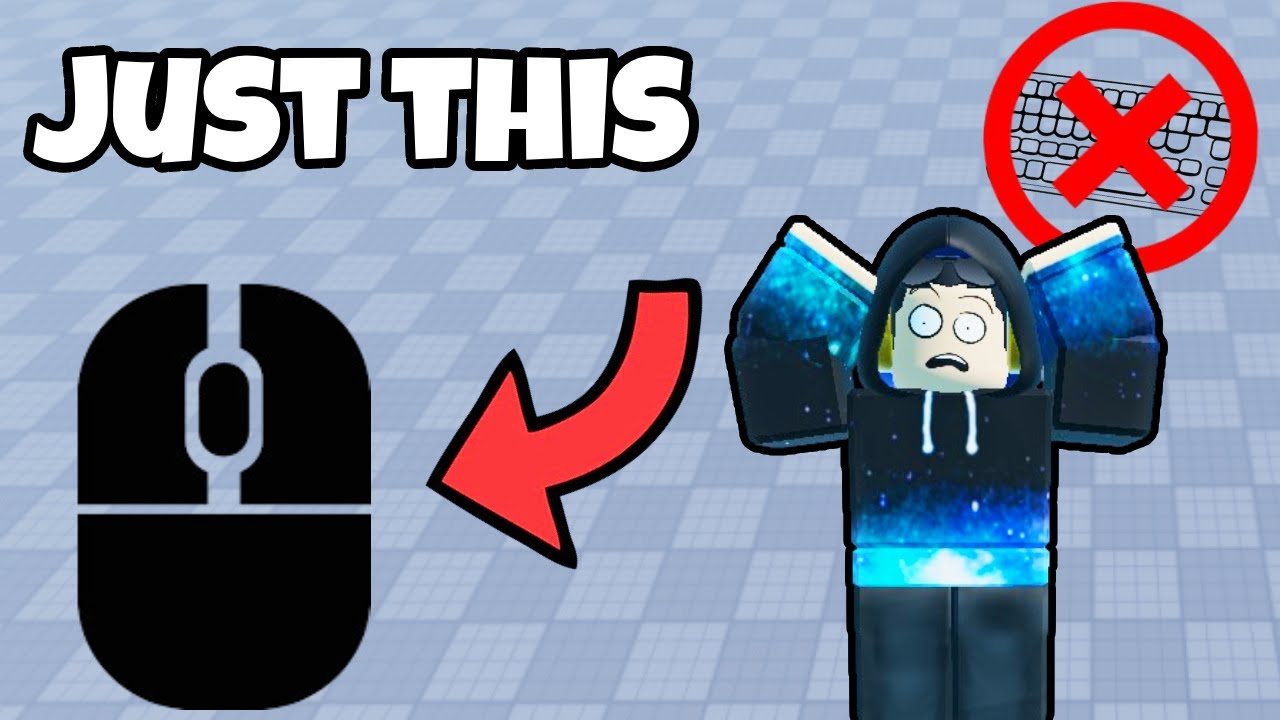 Making a game with only my Mouse (Roblox Studio) - YouTube