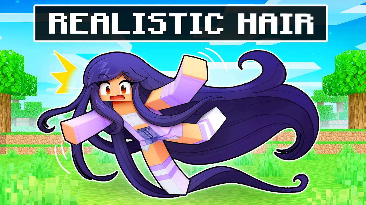 Aphmau Has Realistic Hair In Minecraft Youtube