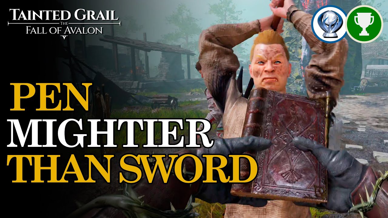 Defeat an enemy using the sketchbook (Pen Mightier Than Sword ...