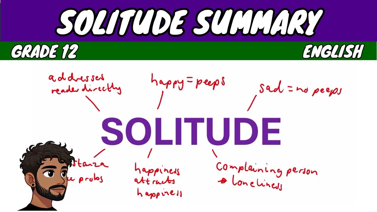Solitude in 1 minute | Grade 12 English HL - YouTube