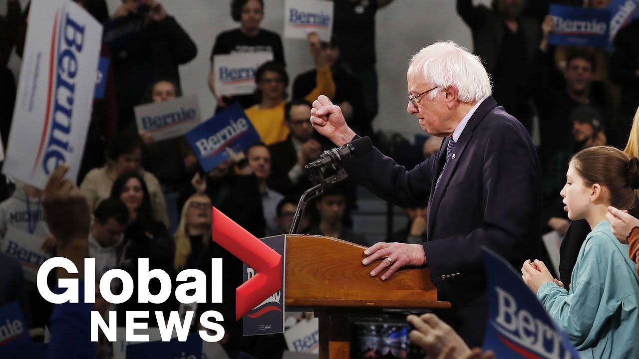 New Hampshire primary: Bernie Sanders gives victory speech after close ...