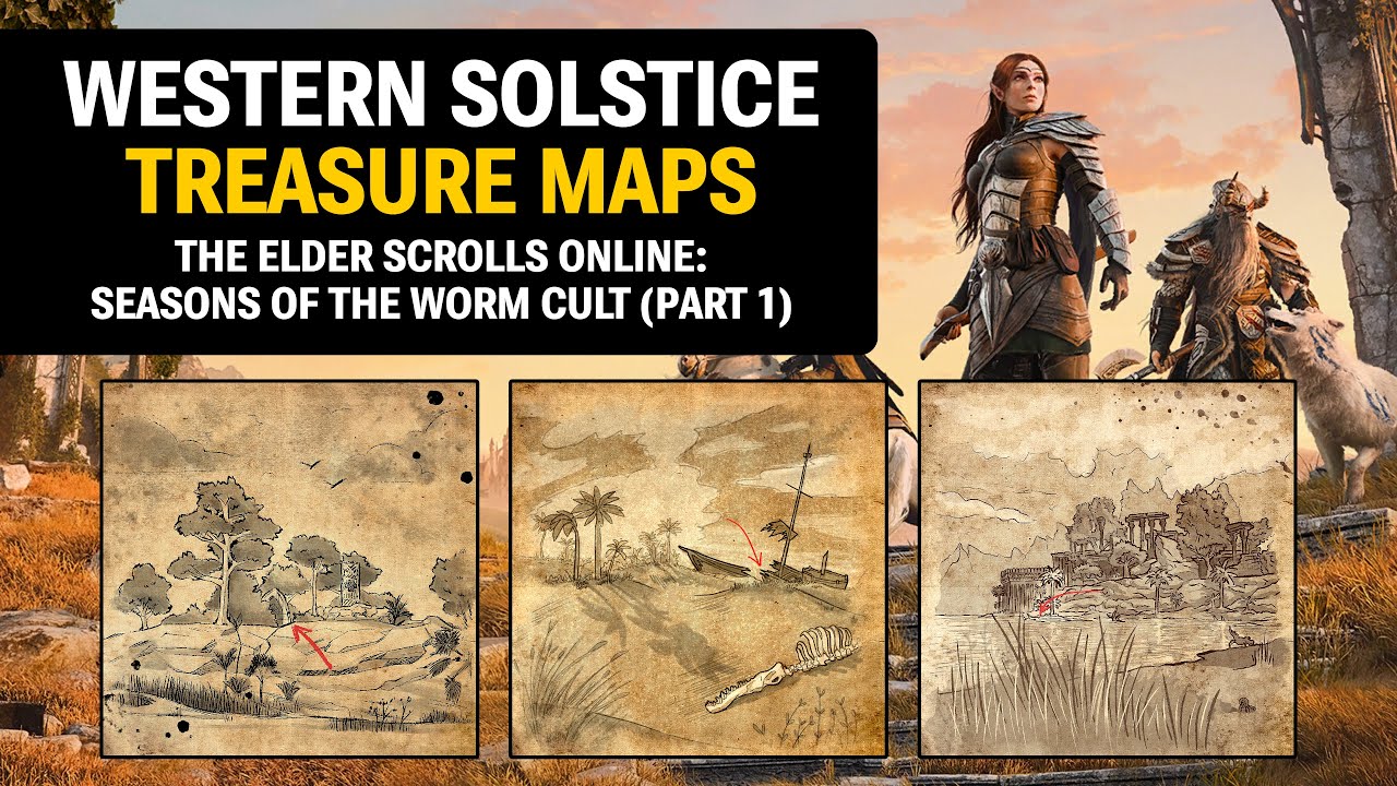 Western Solstice Treasure Maps - The Elder Scrolls Online: Seasons of ...